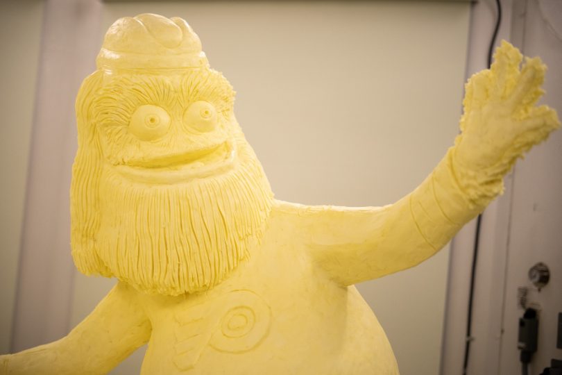 MUST SEE: Sports Mascots Carved Out Of Butter - NewtownPANow.com